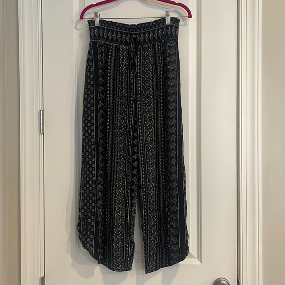 BeBop | Pants & Jumpsuits | Bebop Wide Leg Elastic Waist Tie Pants ...